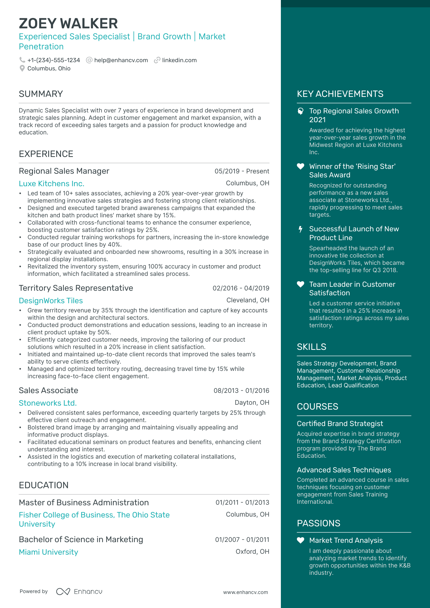 10 Sales Promoter Resume Examples & Guide for 2025