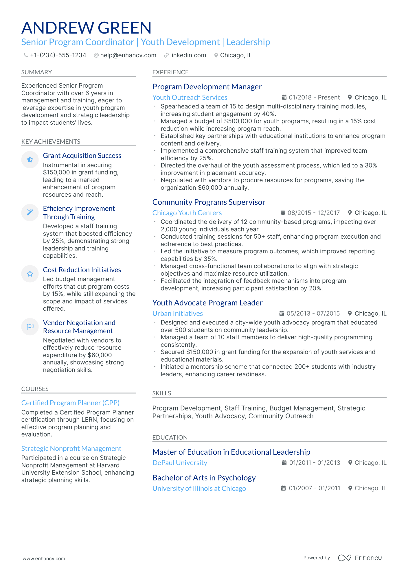 10 Training Manager Resume Examples & Guide for 2026