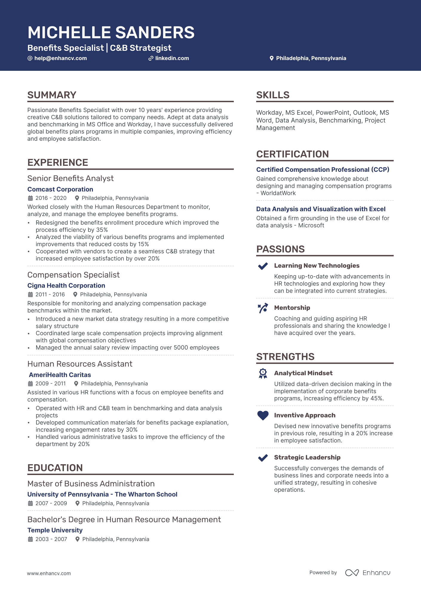 10 Benefits Specialist Resume Examples & Guide for 2026