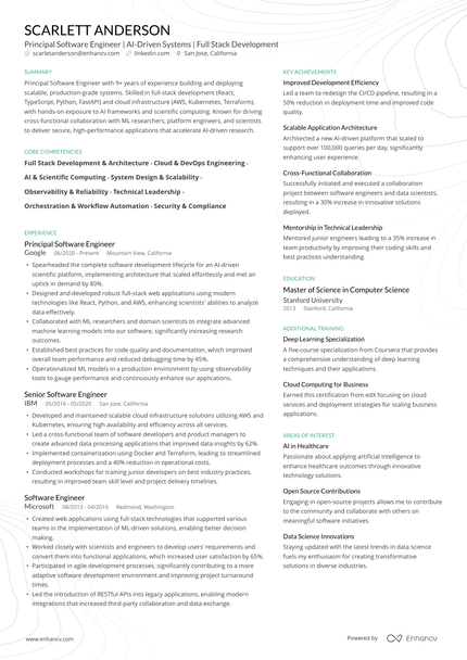 13 Full-Stack Developer Resume Examples & Guide for 2026
