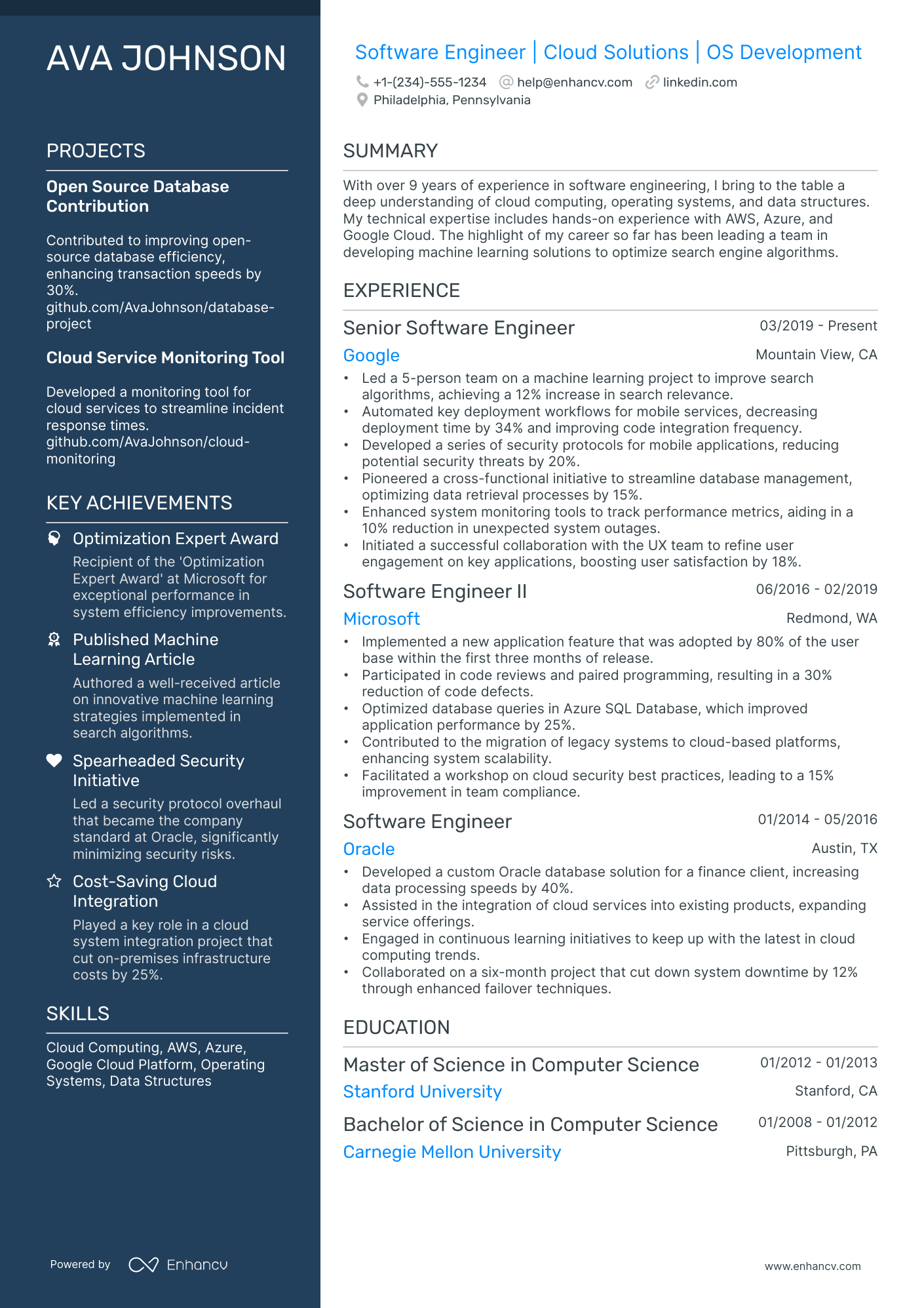 10 Software Engineer Intern Resume Examples & Guide for 2025