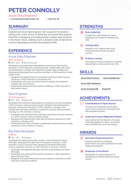 21 Data Engineer Resume Examples & Guide for 2024
