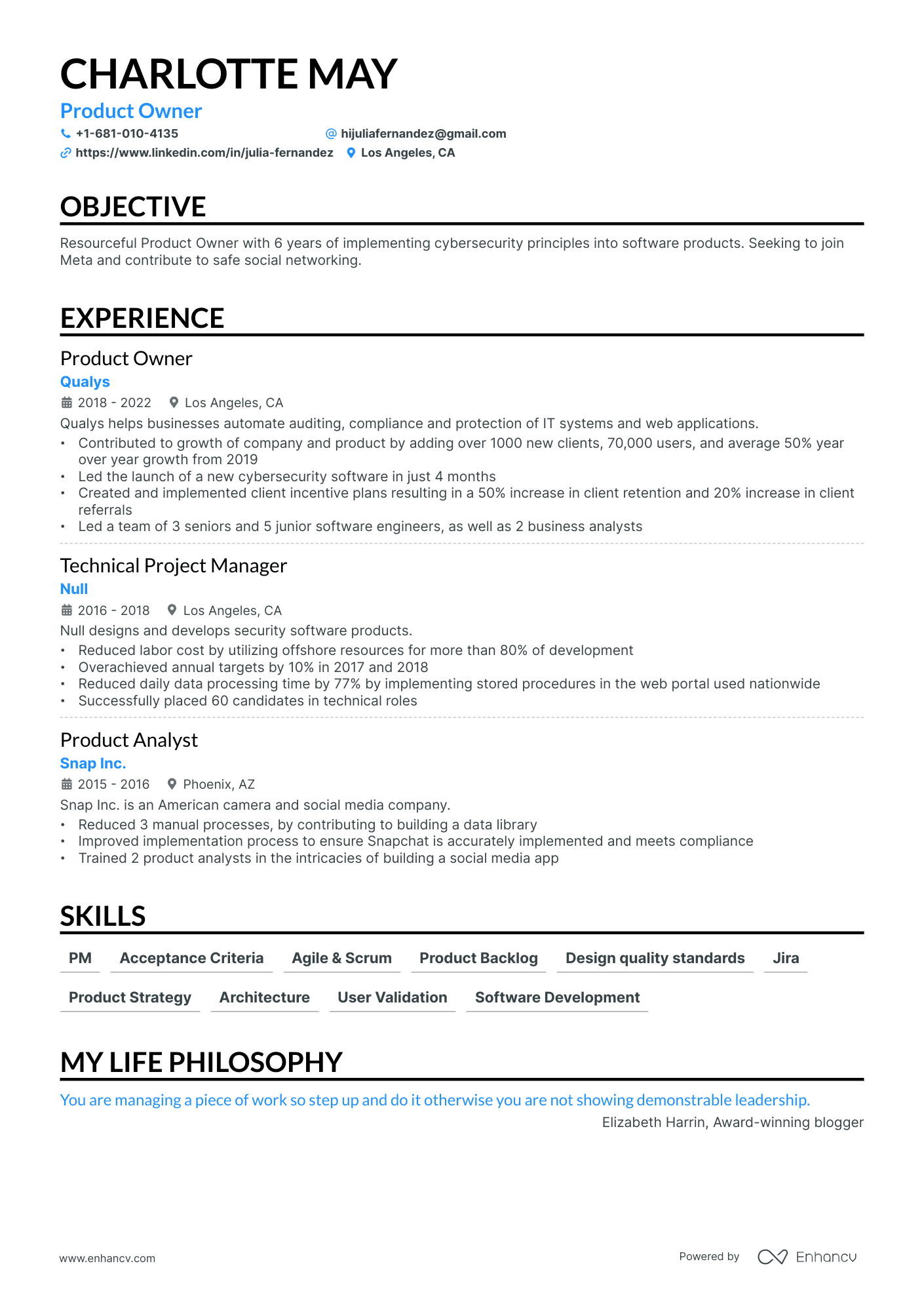 5 Facebook Resume Examples & Guide for 2024