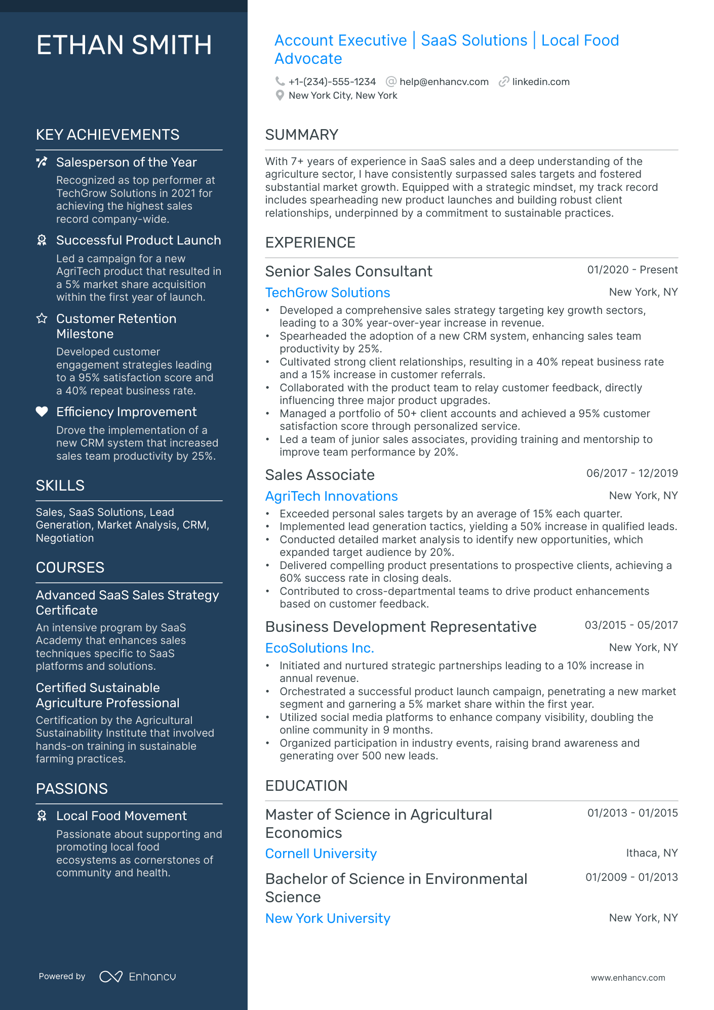 10 SaaS Sales Resume Examples & Guide for 2026