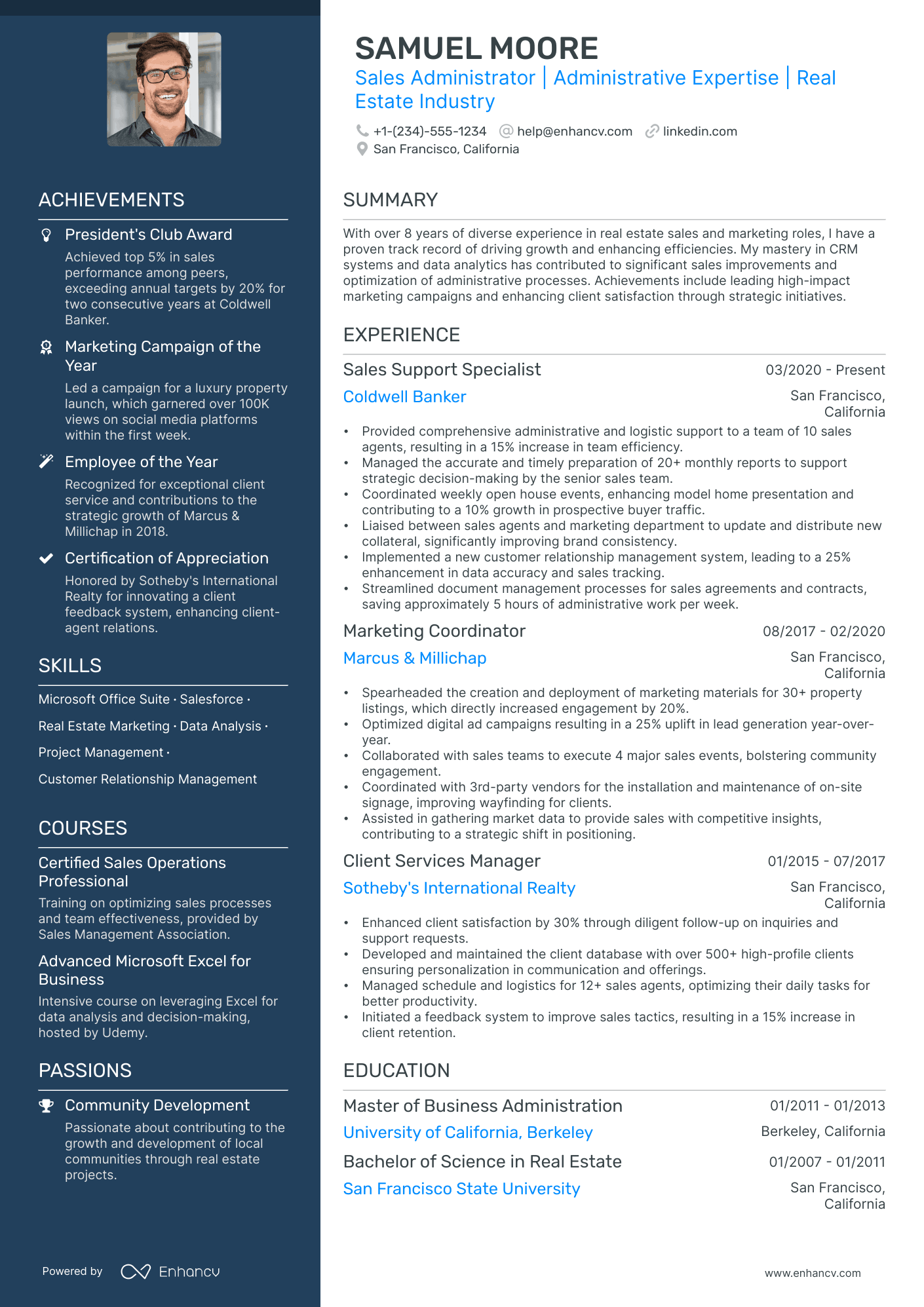 5 Sales Administrator Resume Examples & Guide for 2024