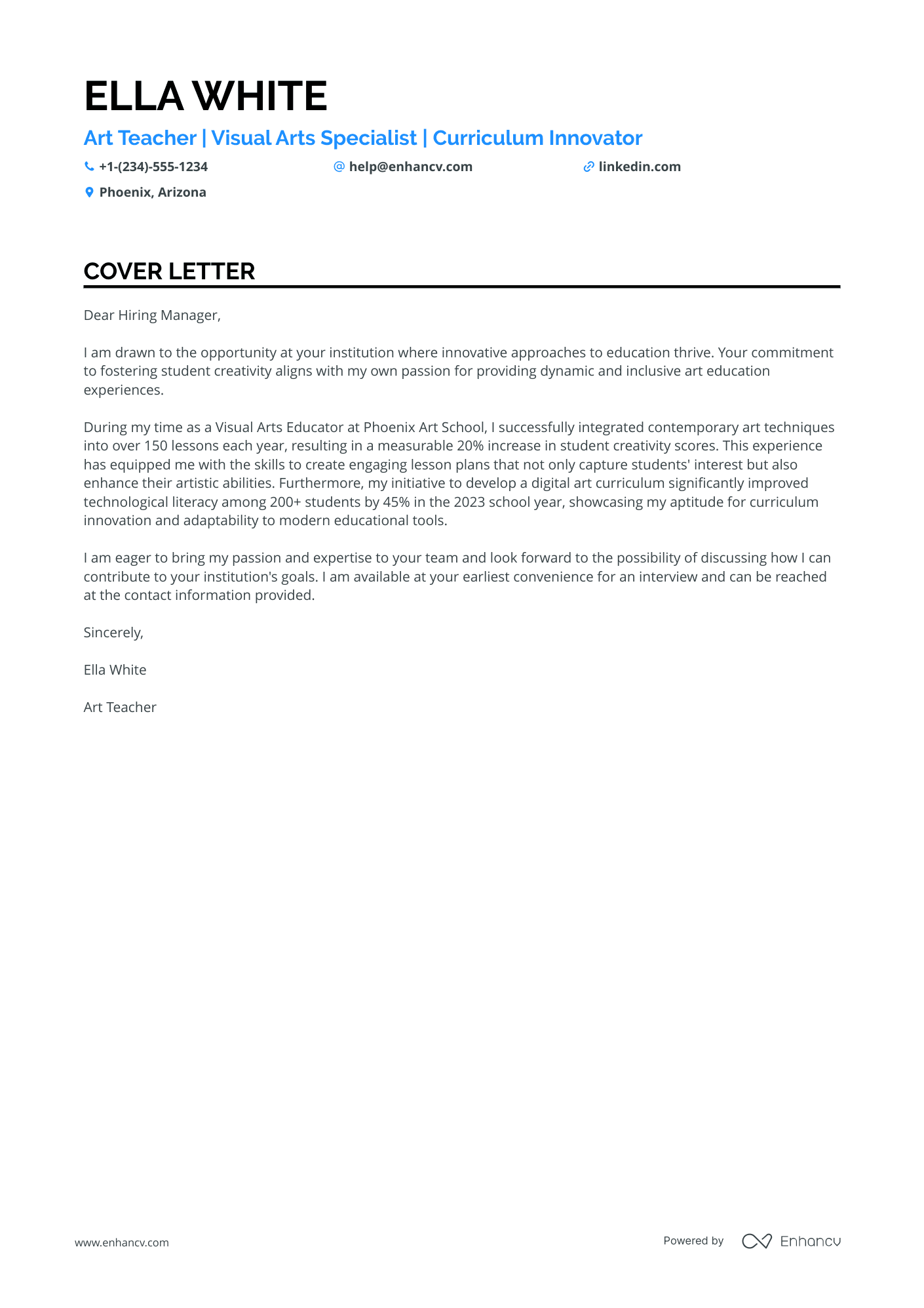 7 Professional Substitute Teacher Cover Letter Examples and Template ...
