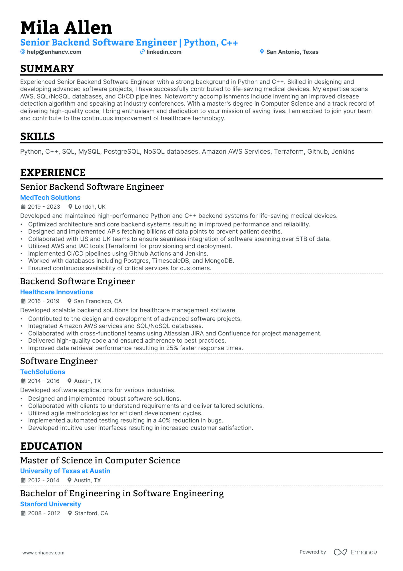 10 Senior Electrical Engineer Resume Examples & Guide for 2026