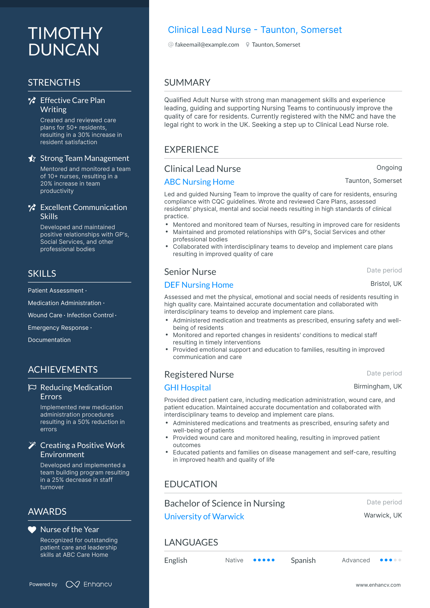 5 Clinical Nurse Resume Examples & Guide for 2023