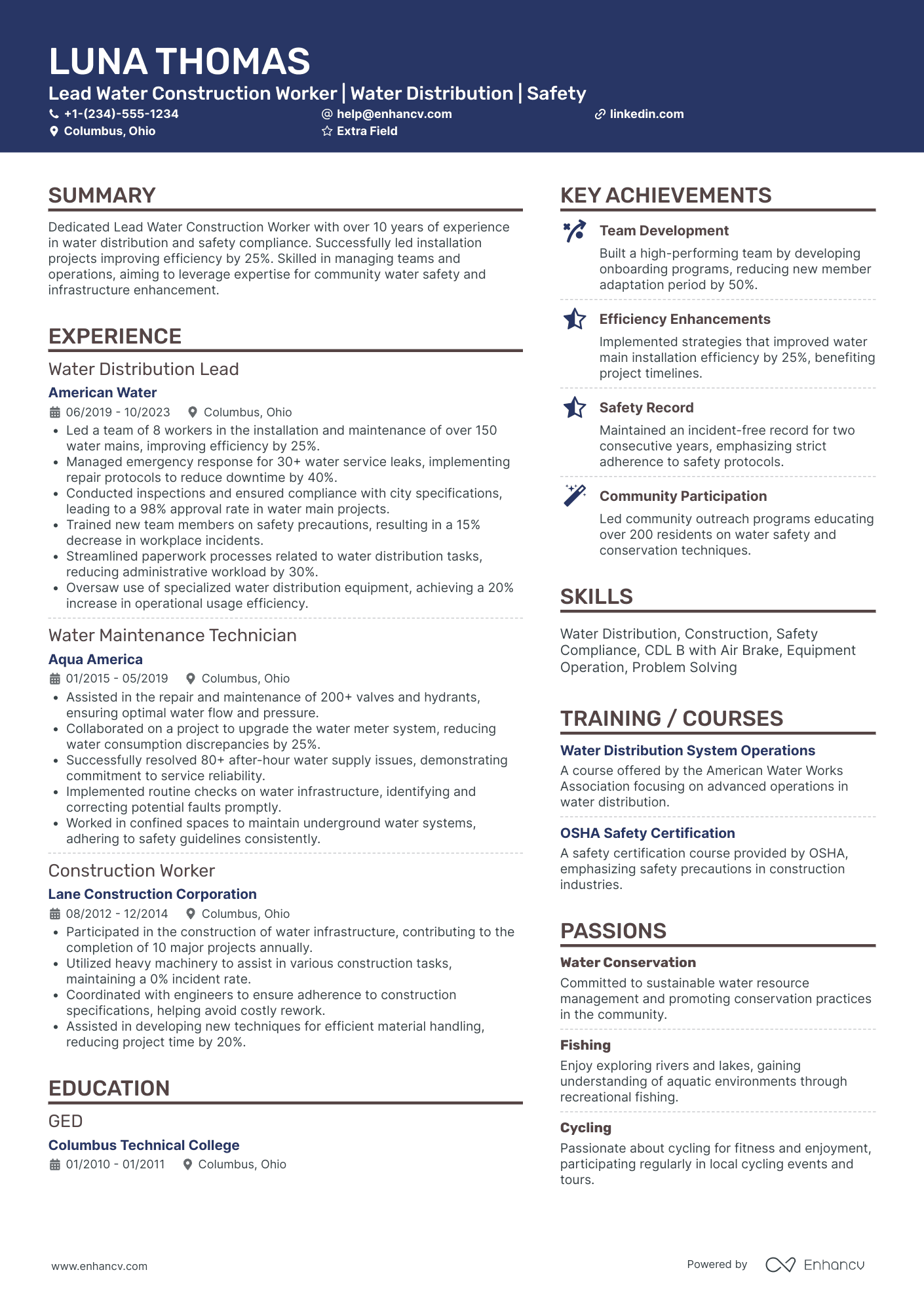 30 Construction Worker Resume Examples & Guide for 2026