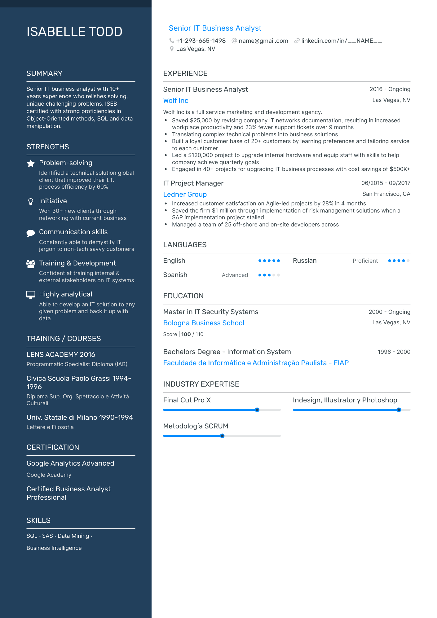 5 IT Resume Examples & Guide for 2023