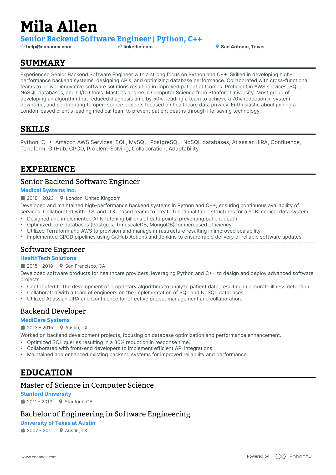 10 AWS Cloud Engineer Resume Examples & Guide for 2026