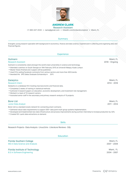 11 Research Assistant Resume Examples & Guide for 2023