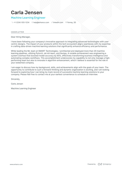 14 Professional Data Scientist Cover Letter Examples and Template for ...