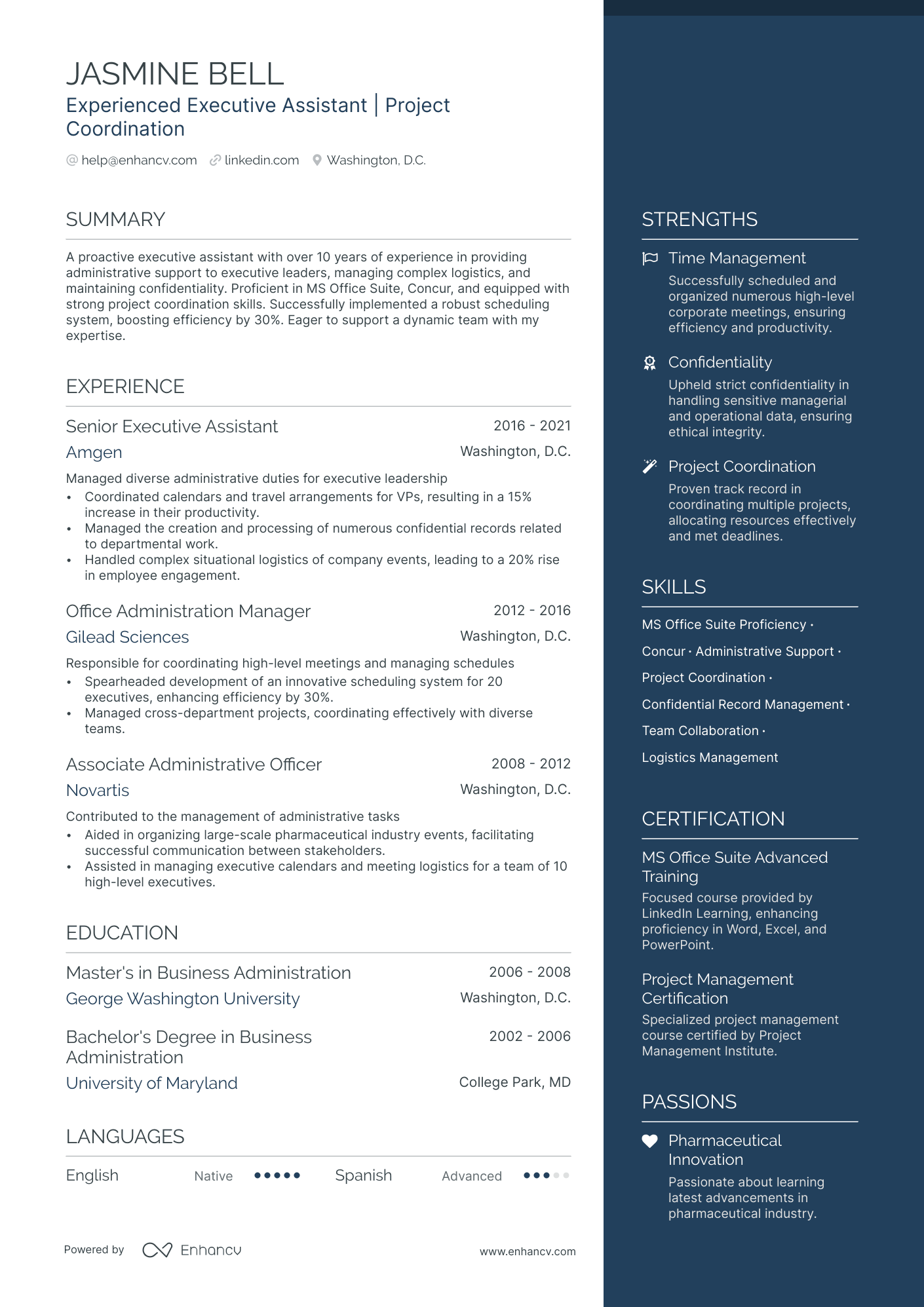5 Senior Administrative Assistant Resume Examples & Guide for 2024