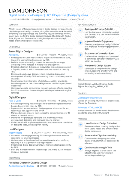10 Production Designer Resume Examples & Guide for 2025