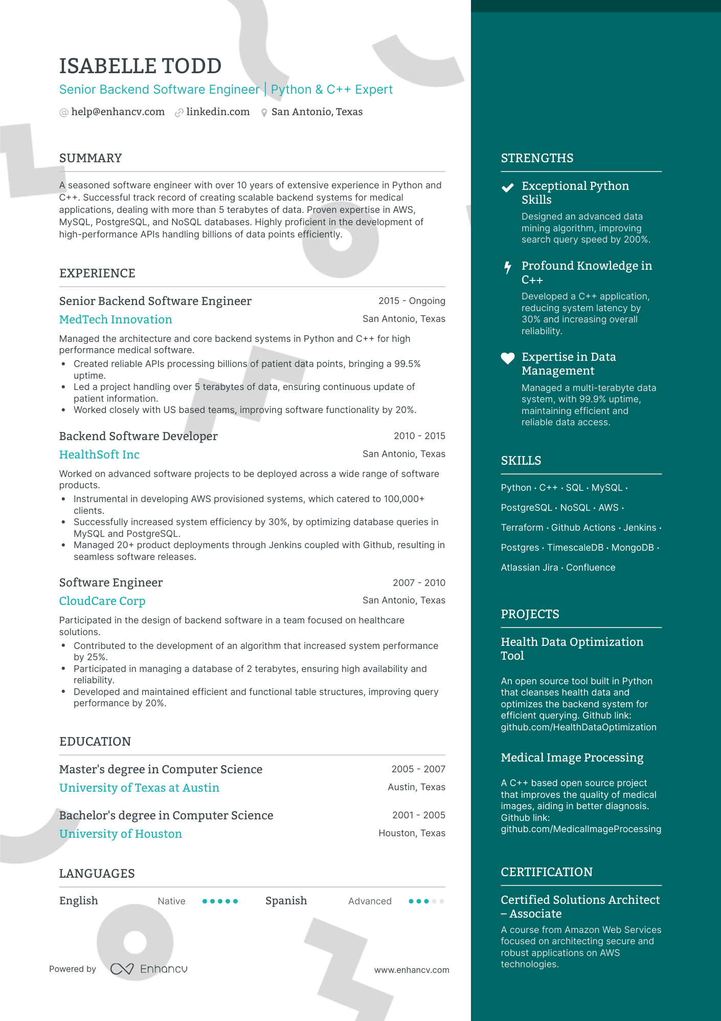5 Cybersecurity Engineer Resume Examples & Guide for 2024