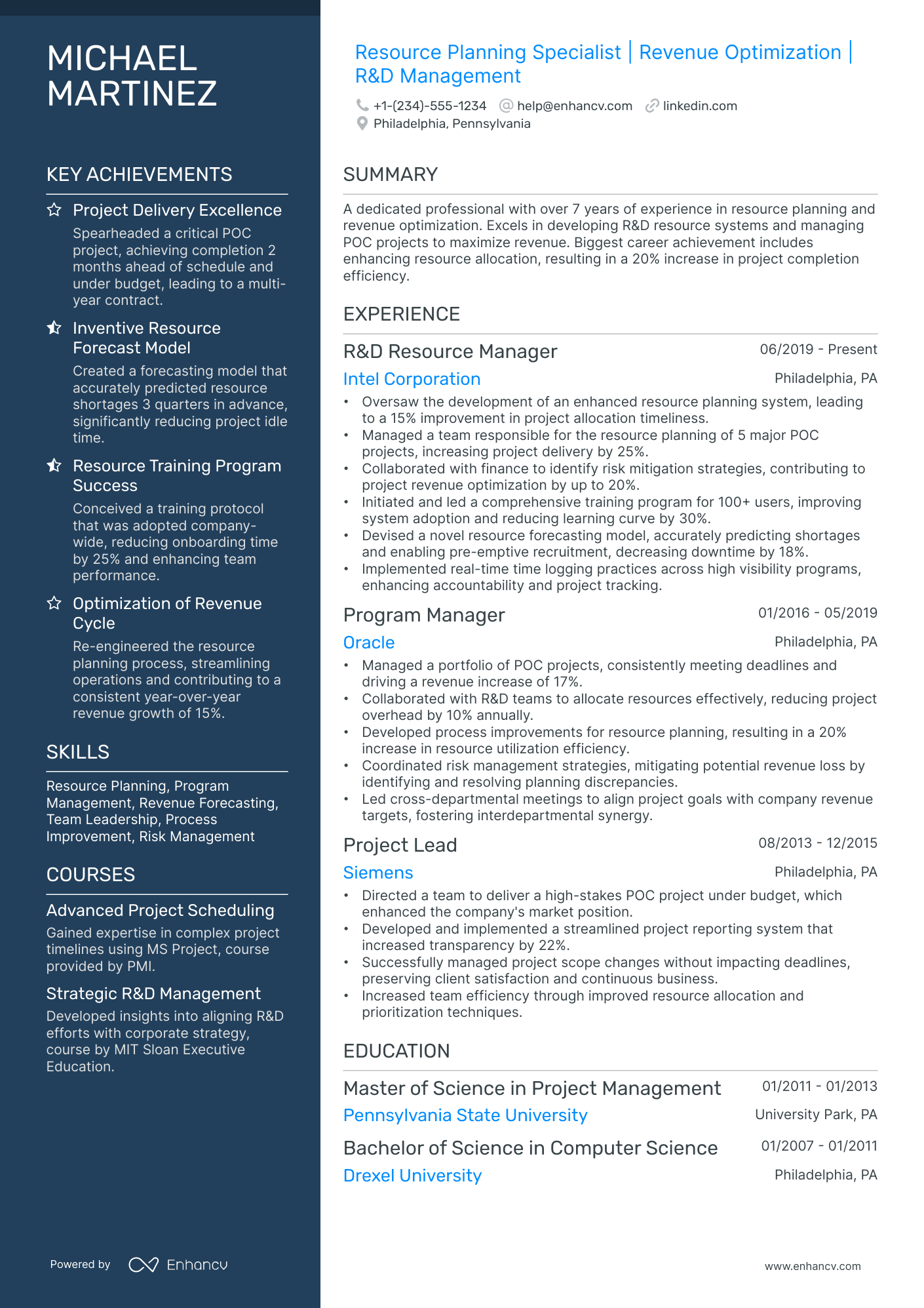 10 Principal Program Manager Resume Examples & Guide for 2026