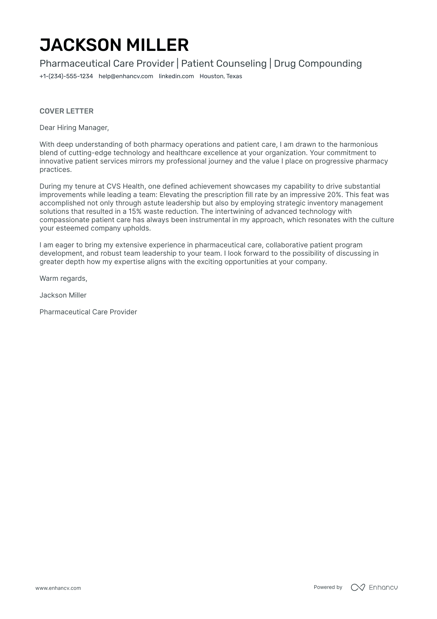 21 Professional Retail Cover Letter Examples and Template for 2025 ...