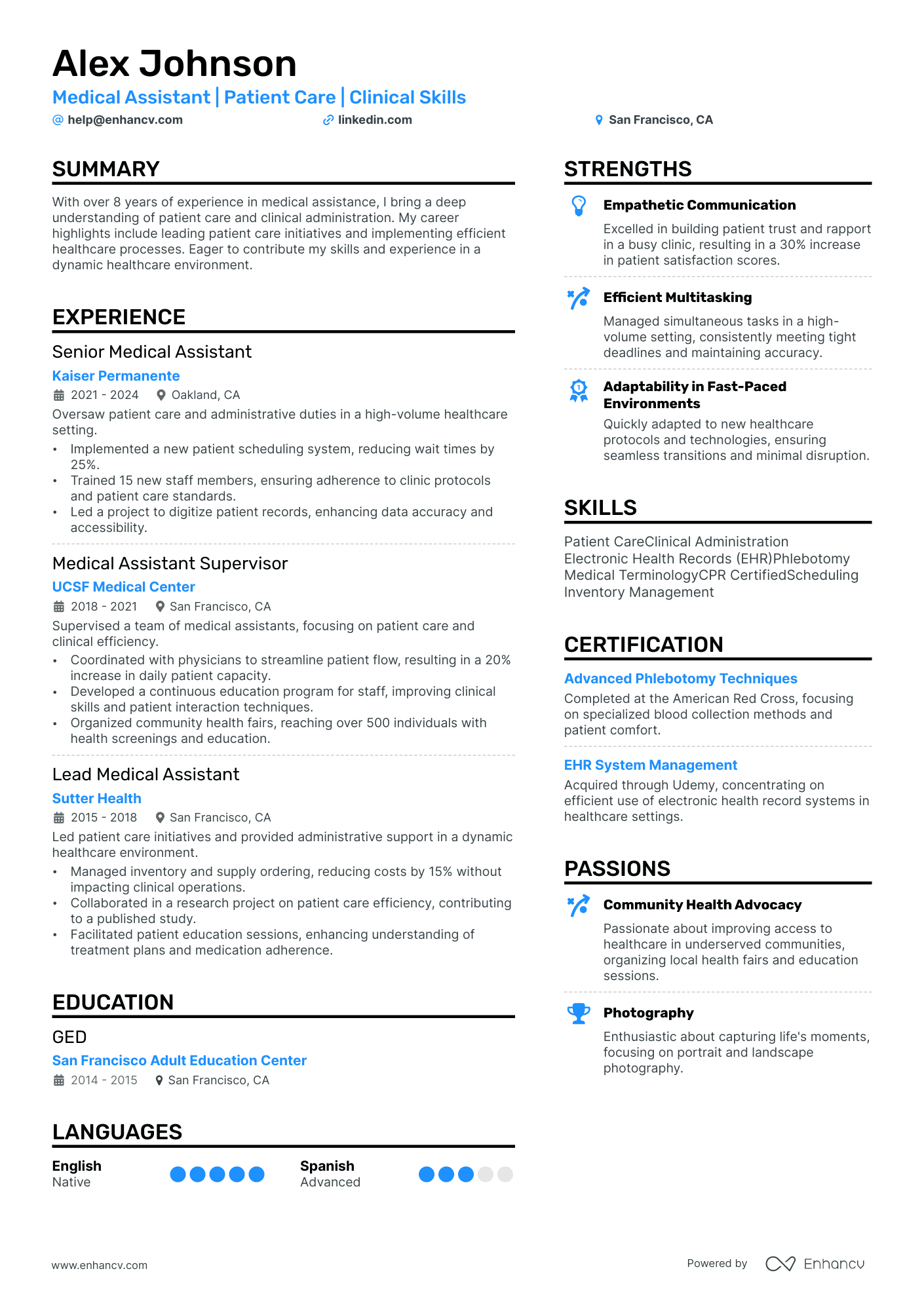 5 Medical Assistant Resume Examples & Guide for 2024