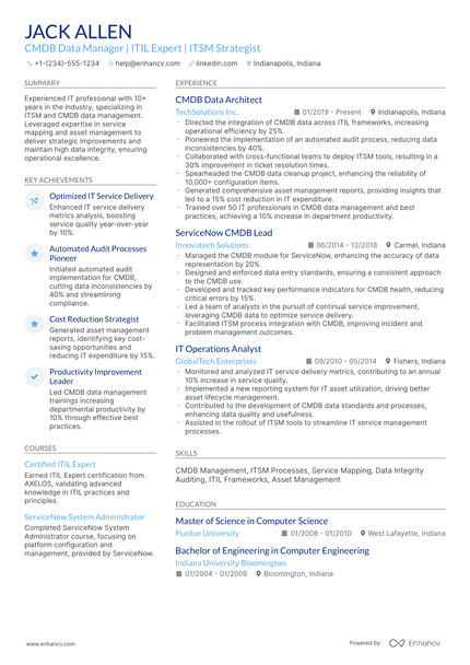 10 Servicenow Business Analyst Resume Examples & Guide for 2026