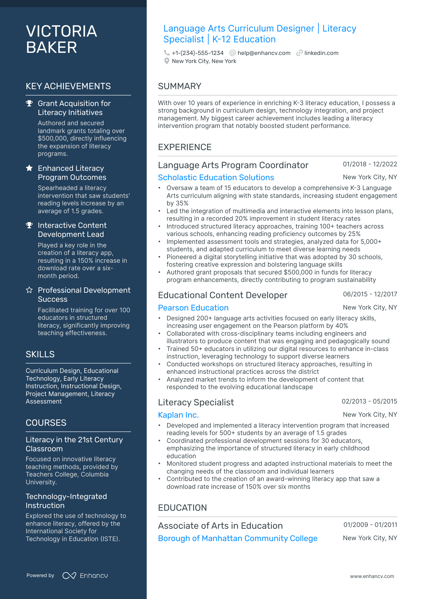10 Curriculum Designer Resume Examples, Templates & Guide for 2025