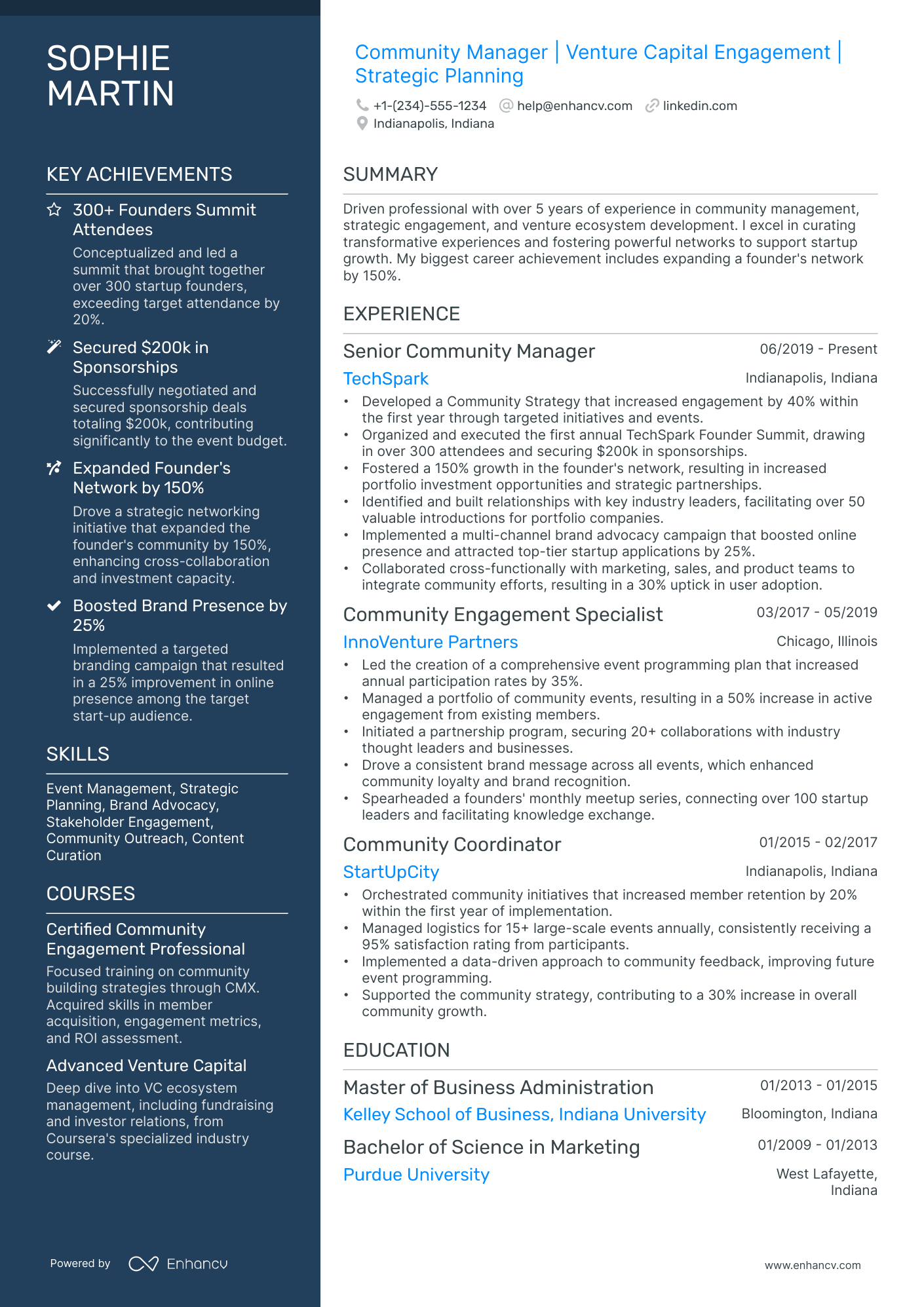 10 Community Manager Resume Examples & Guide for 2025