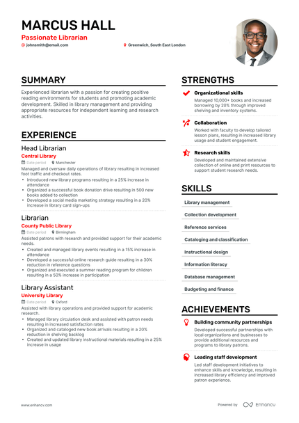 3 Librarian Resume Examples & Guide for 2024