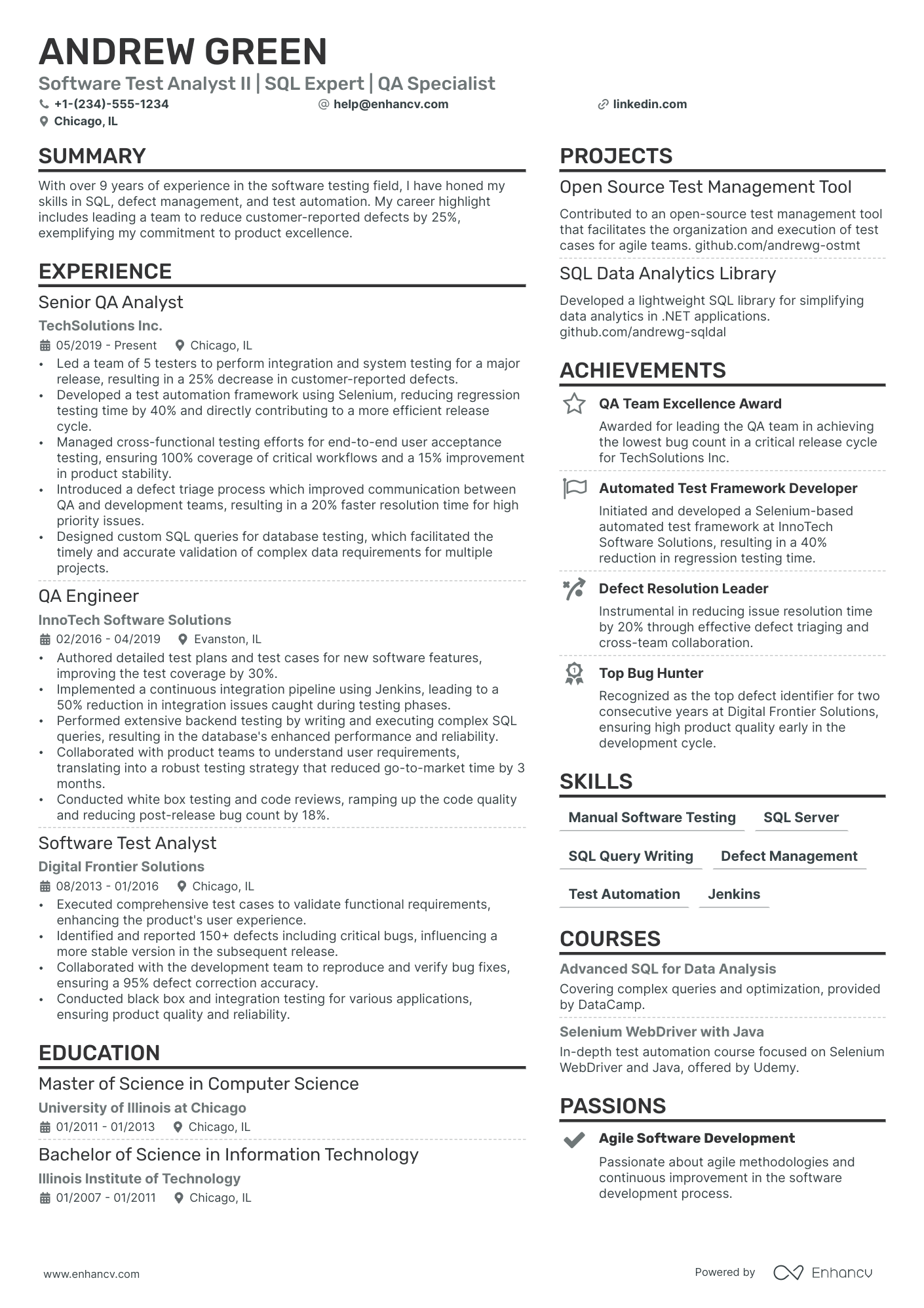 24 Test Engineer Resume Examples & Guide for 2026