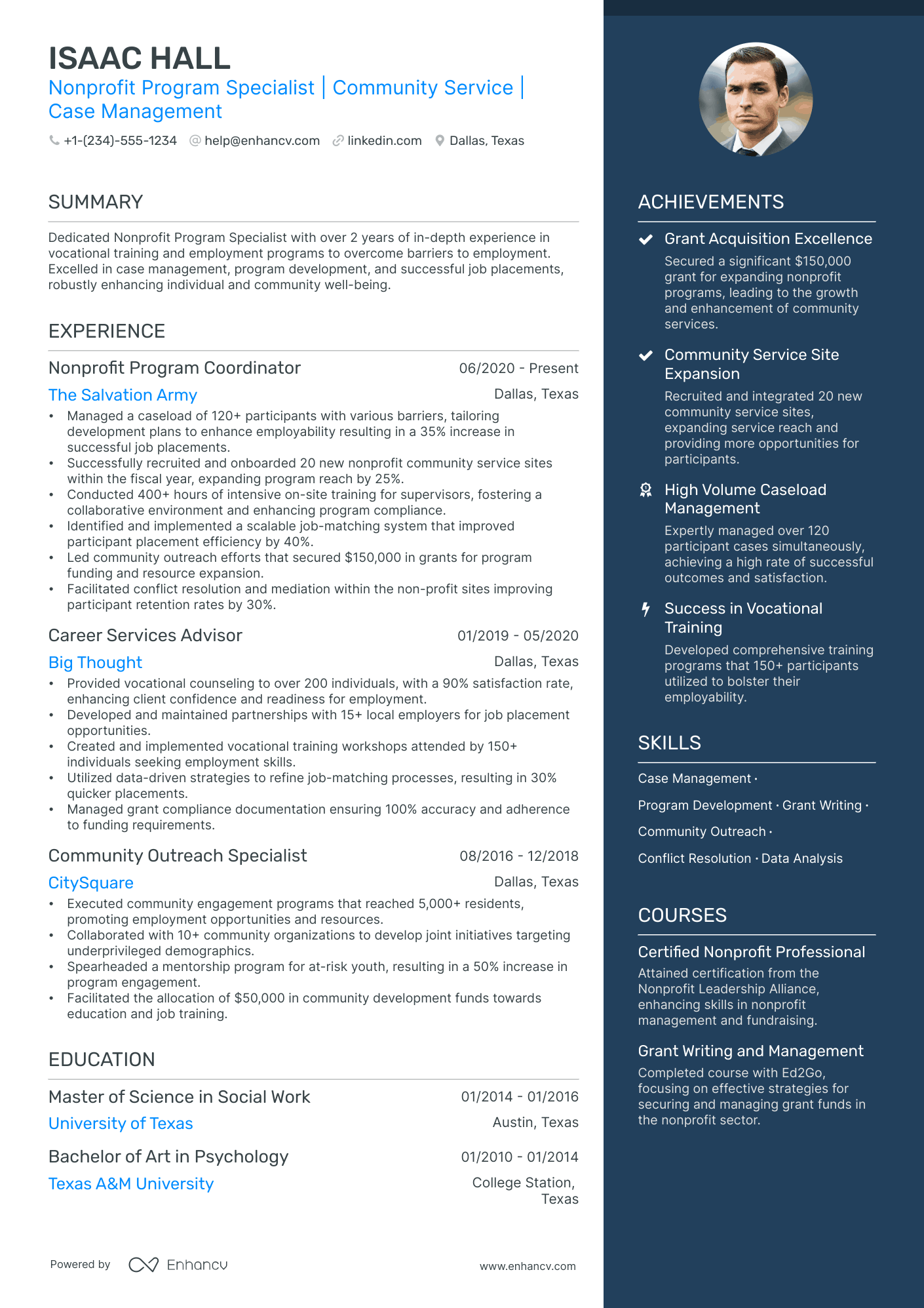 5 Nonprofit Program Manager Resume Examples & Guide for 2024