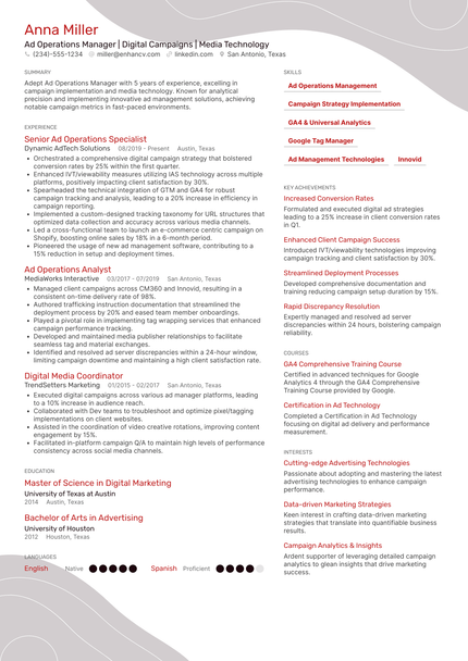 25 Operations Manager Resume Examples & Guide for 2026