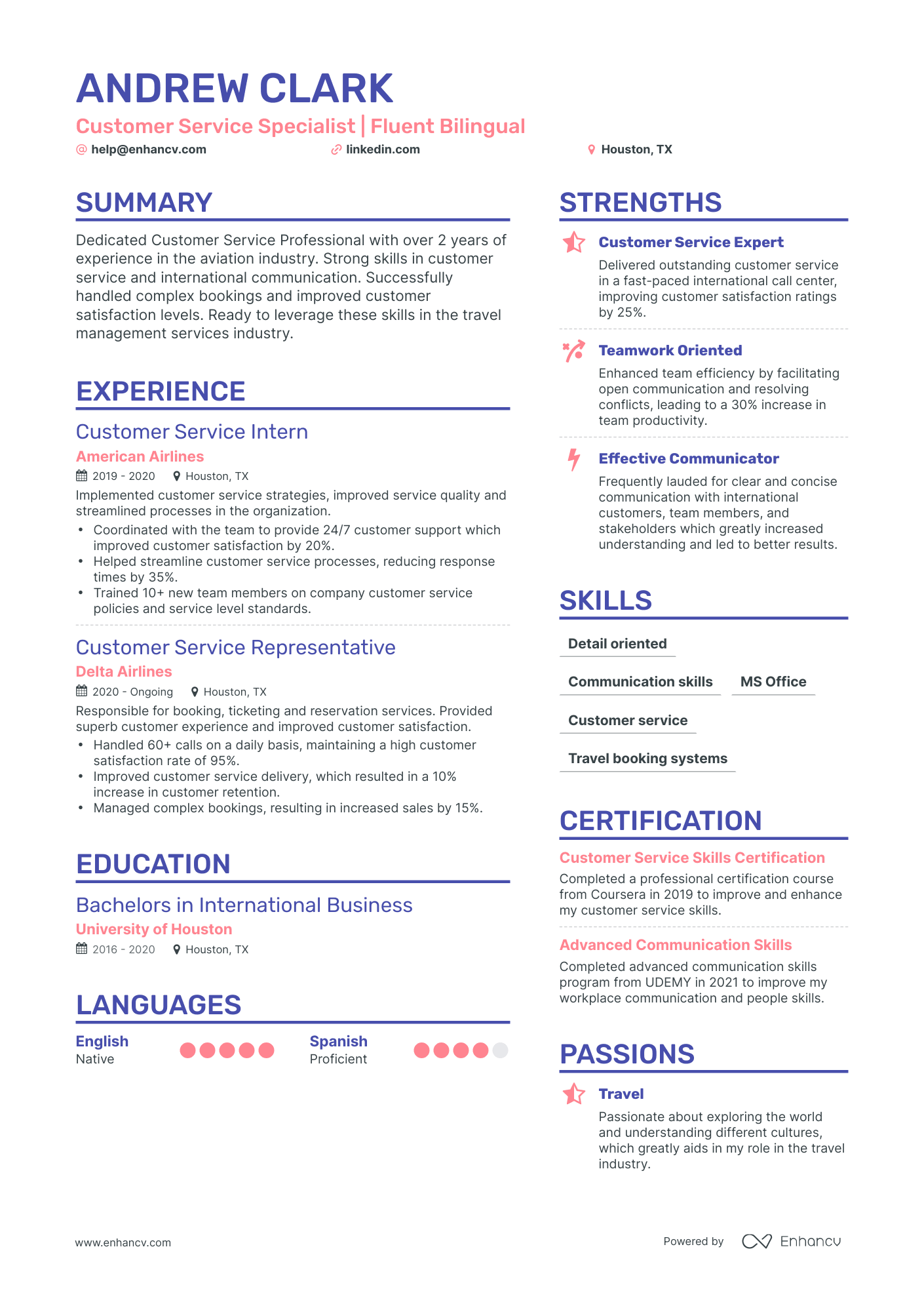 5 Entry-level Customer Service Resume Examples & Guide for 2024