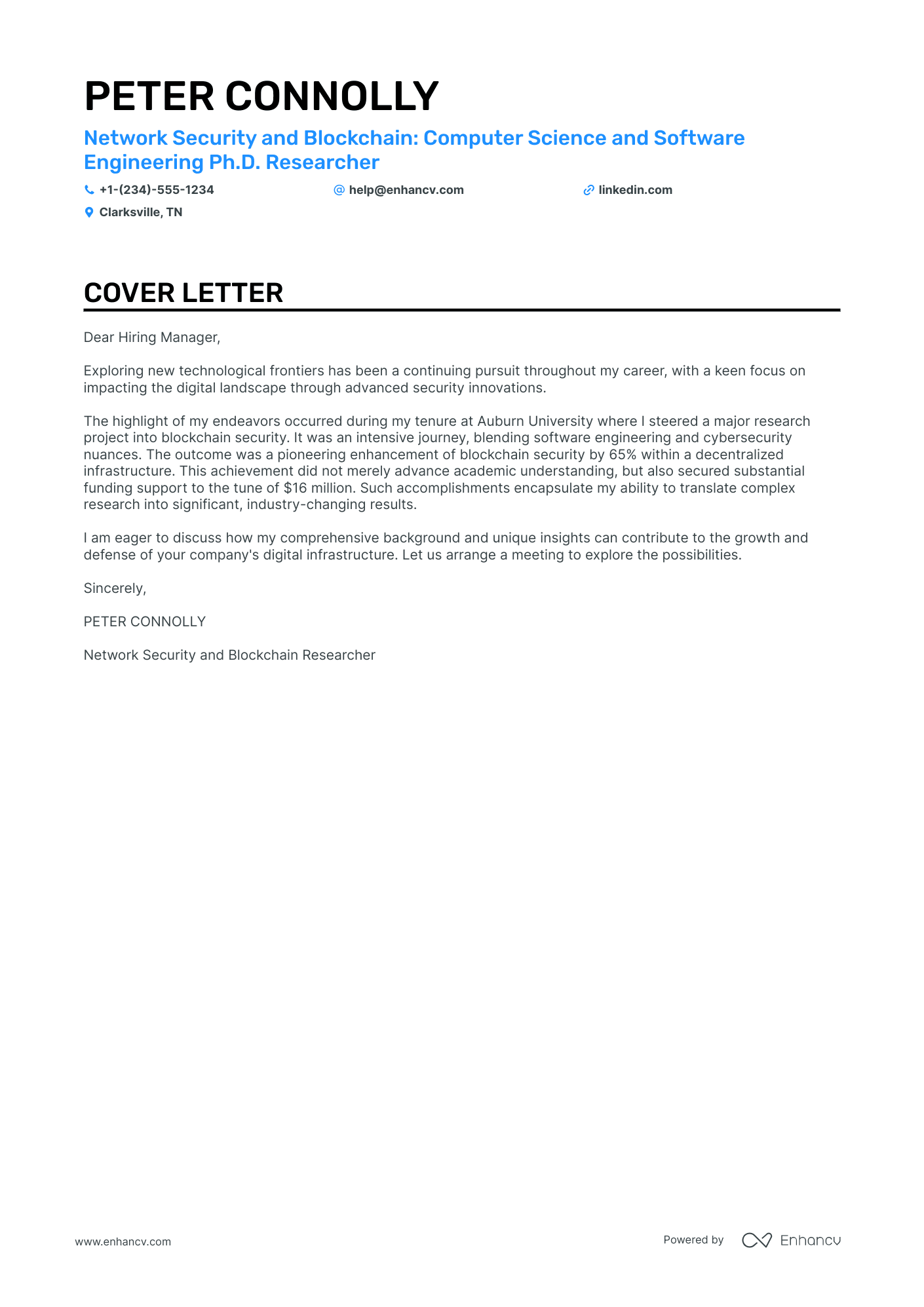 8 Professional Academic Cover Letter Examples and Template for 2024 ...