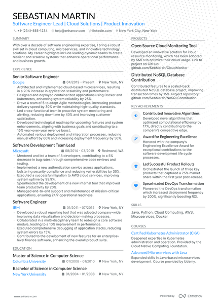 10 GCP Data Engineer Resume Examples & Guide for 2025