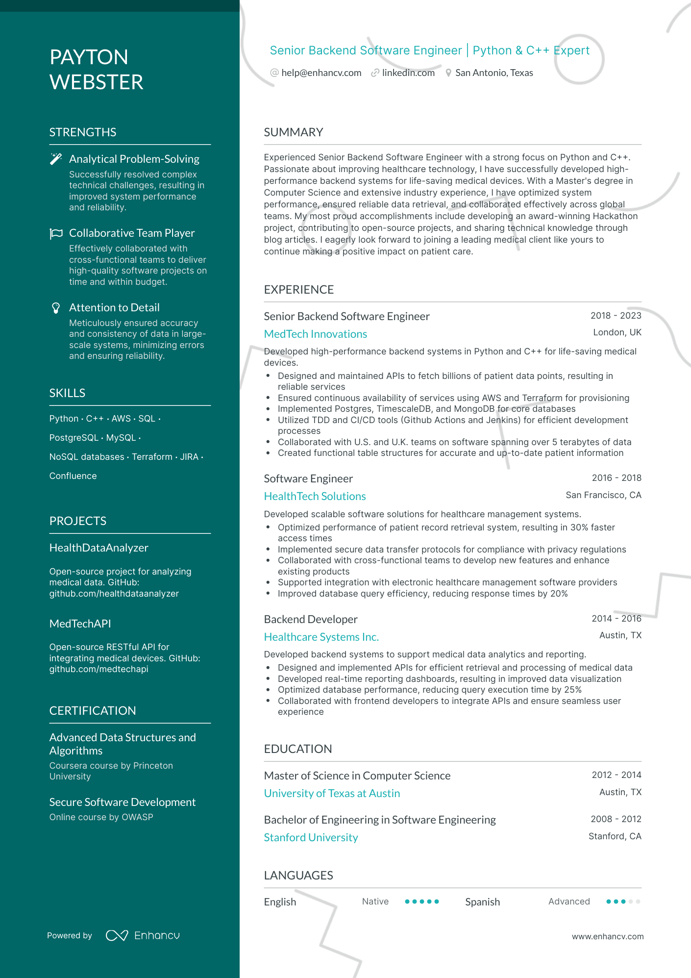 5 Infrastructure Engineer Resume Examples & Guide for 2023