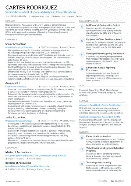 10 Full Cycle Accounting Resume Examples & Guide for 2026