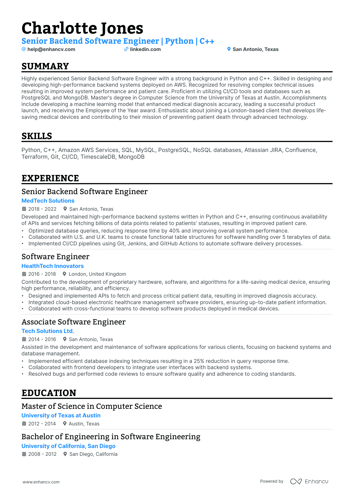 10 Senior Engineer Resume Examples & Guide for 2026