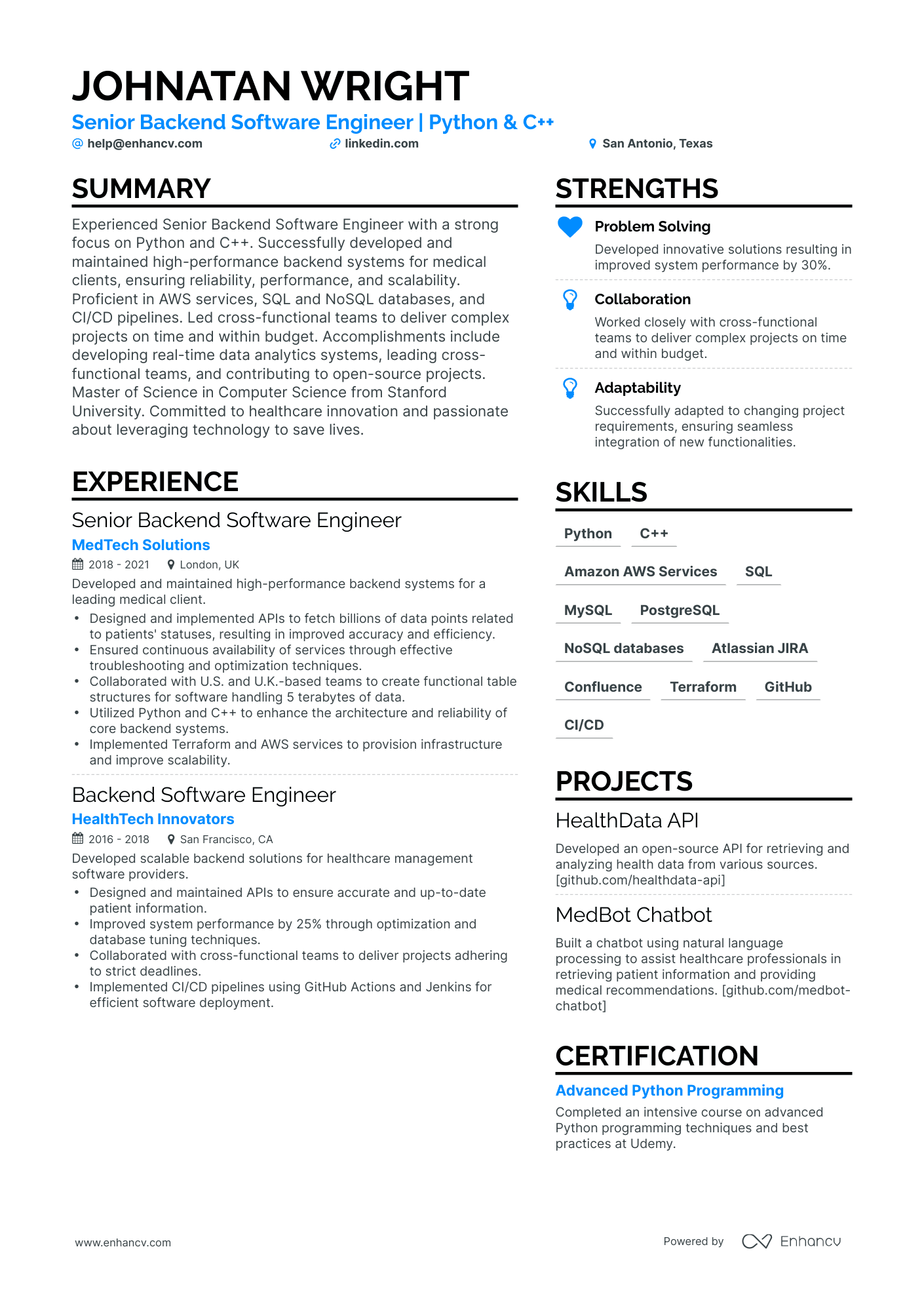 5 Junior Front-end Developer Resume Examples & Guide for 2024