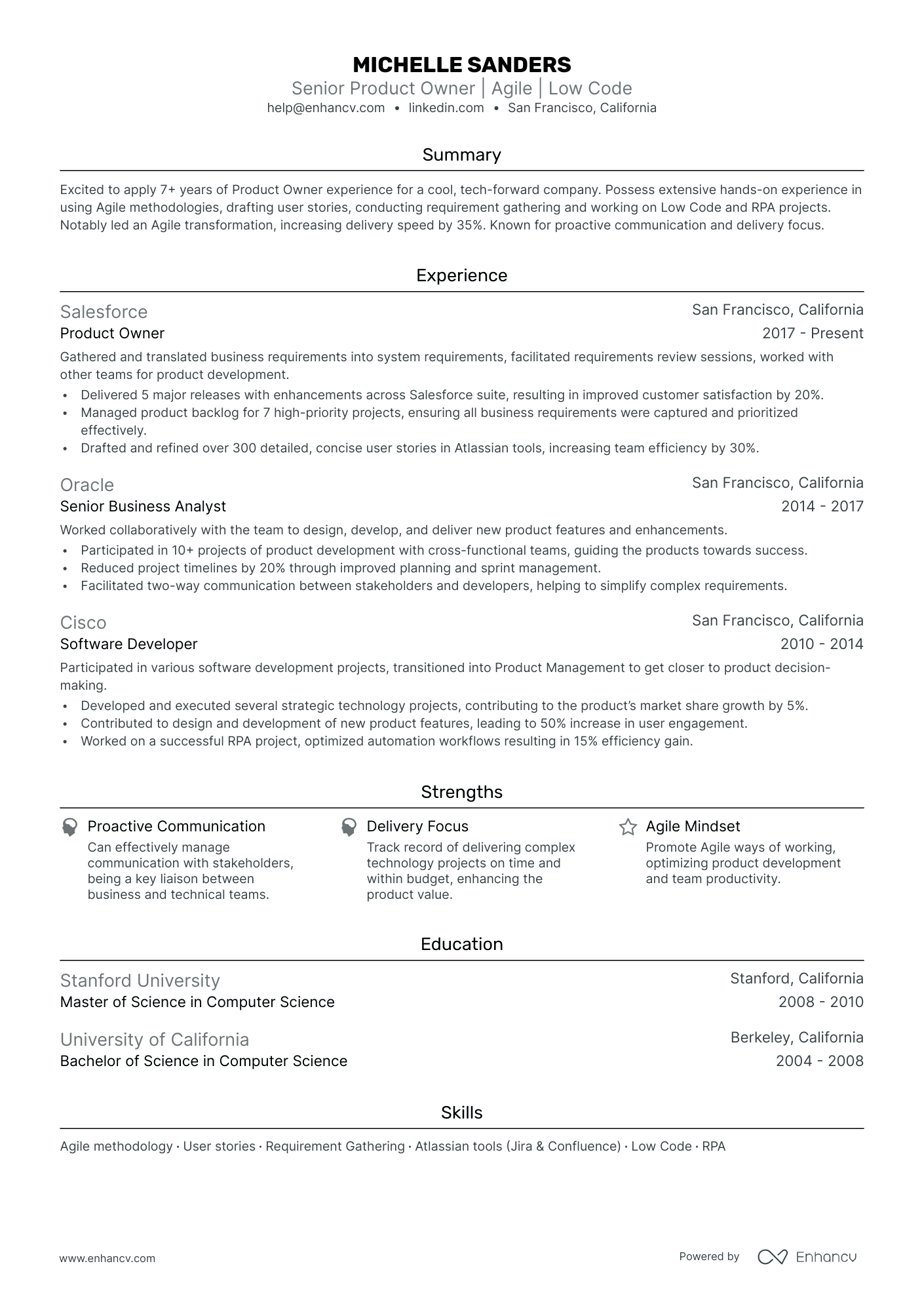 5 Senior Product Owner Resume Examples & Guide for 2024