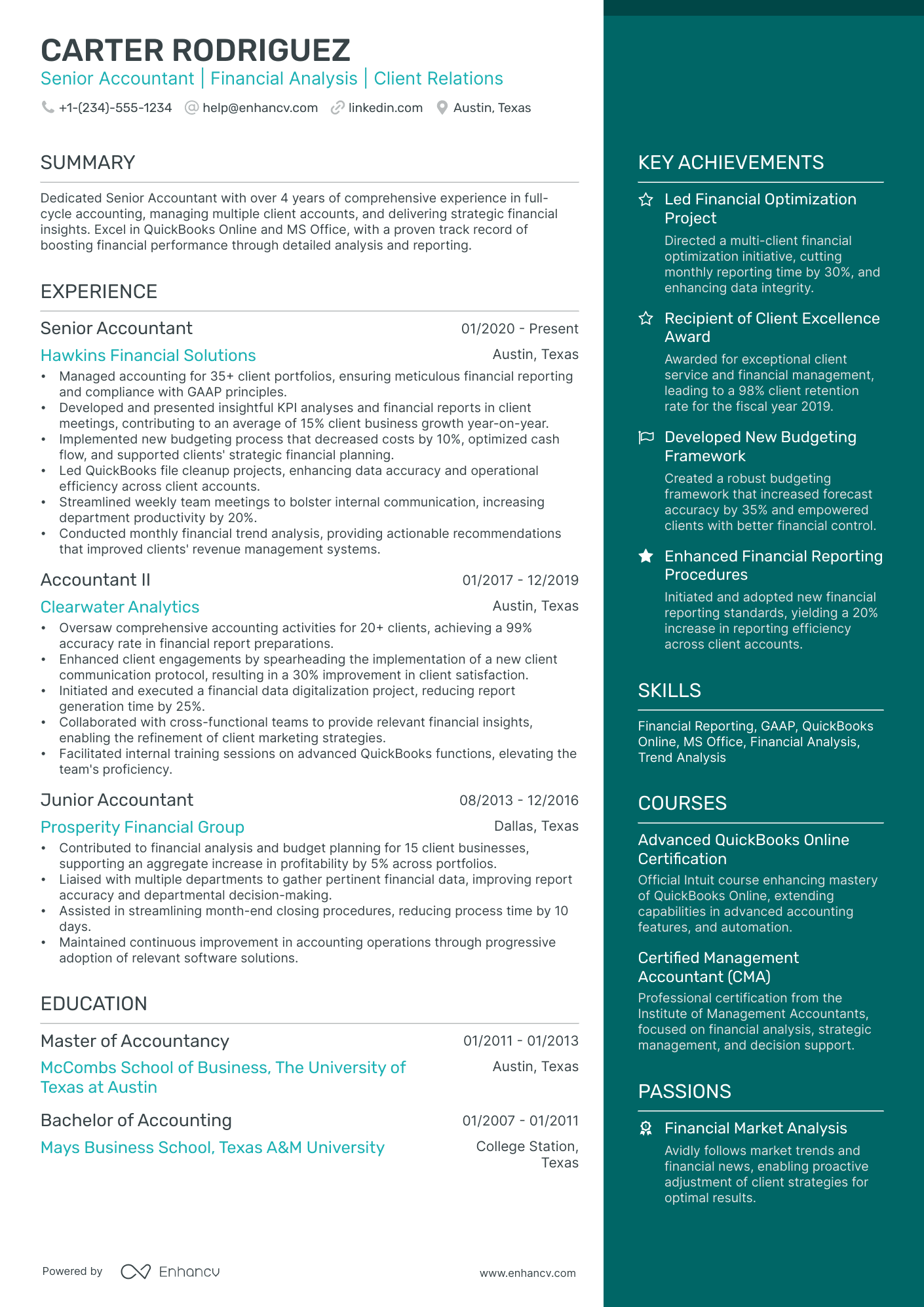 10 Full Cycle Accounting Resume Examples & Guide for 2026