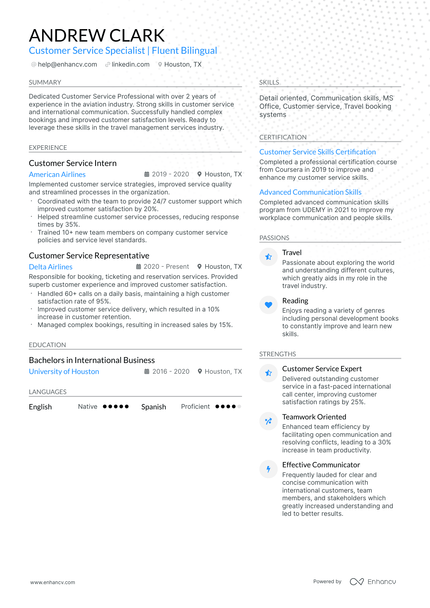 10 Entry-Level Customer Service Resume Examples & Guide for 2026