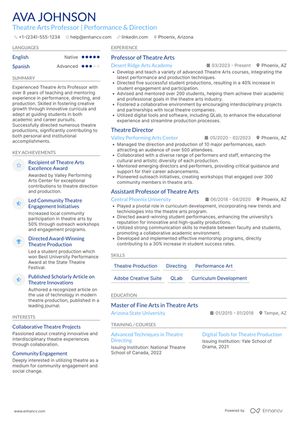 22 Professor Resume Examples That Got Jobs for 2026