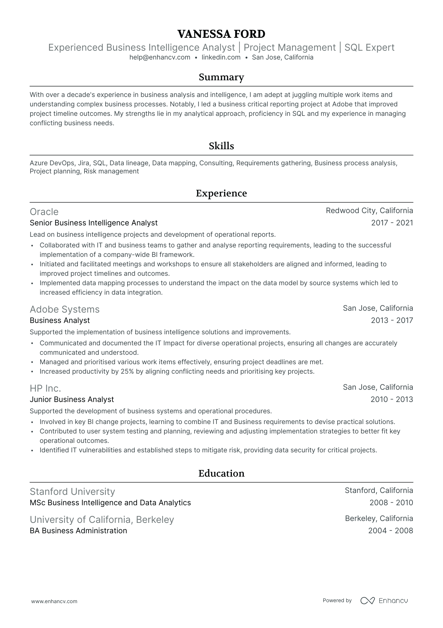 10 Business Intelligence Analyst Resume Examples & Guide for 2026