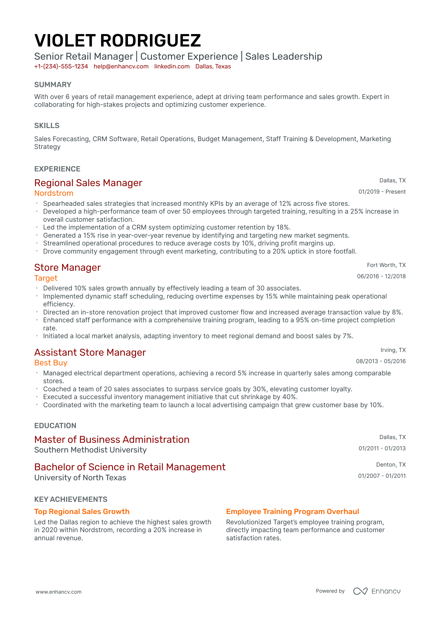 10 Customer Experience Manager Resume Examples & Guide for 2026