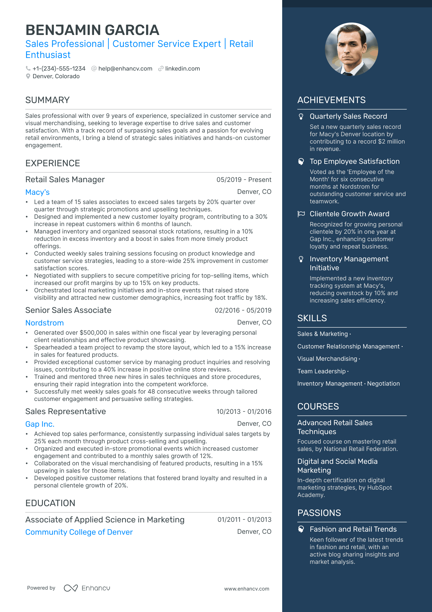 5 Saleswoman Resume Examples & Guide for 2024