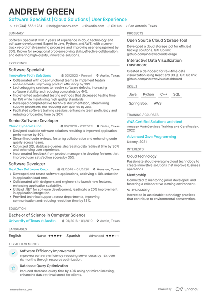 Software Engineer Resume: 35+ Examples & Guide [2026]
