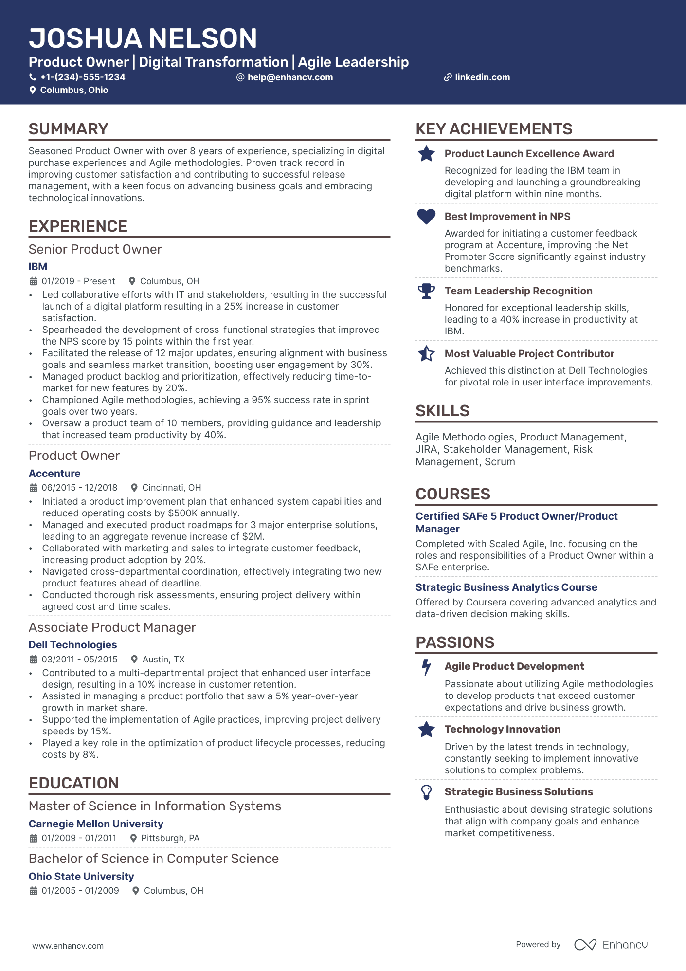 10 Digital Product Manager Resume Examples & Guide for 2026