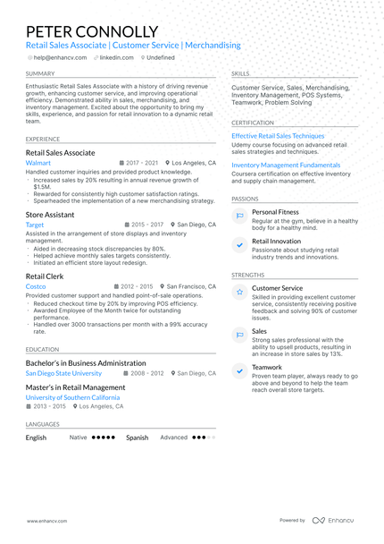 10 Retail Worker Resume Examples & Guide for 2026