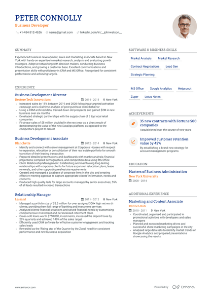 13 Business Development Resume Examples & Guide for 2023