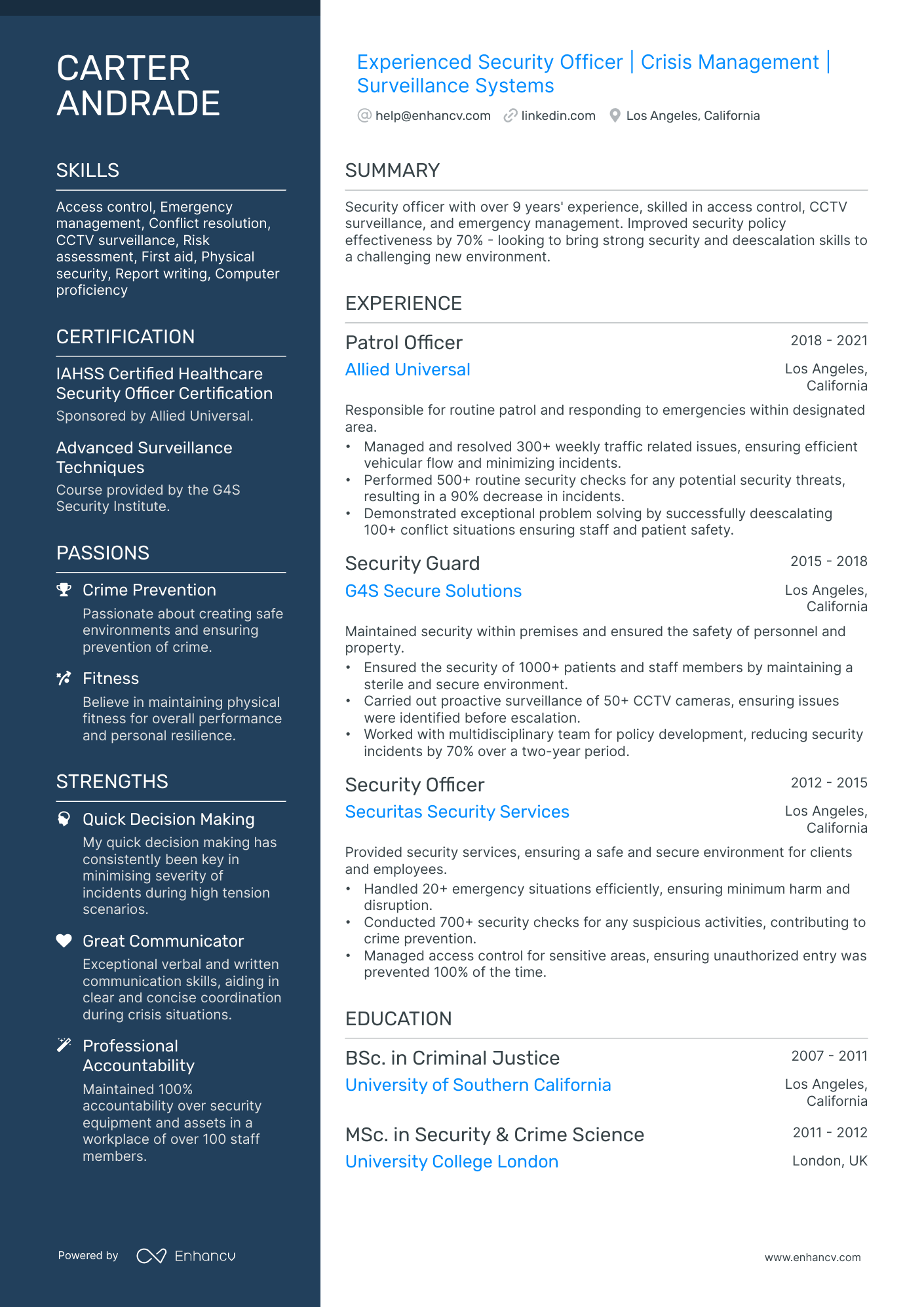 10 Public Safety Officer Resume Examples & Guide for 2026