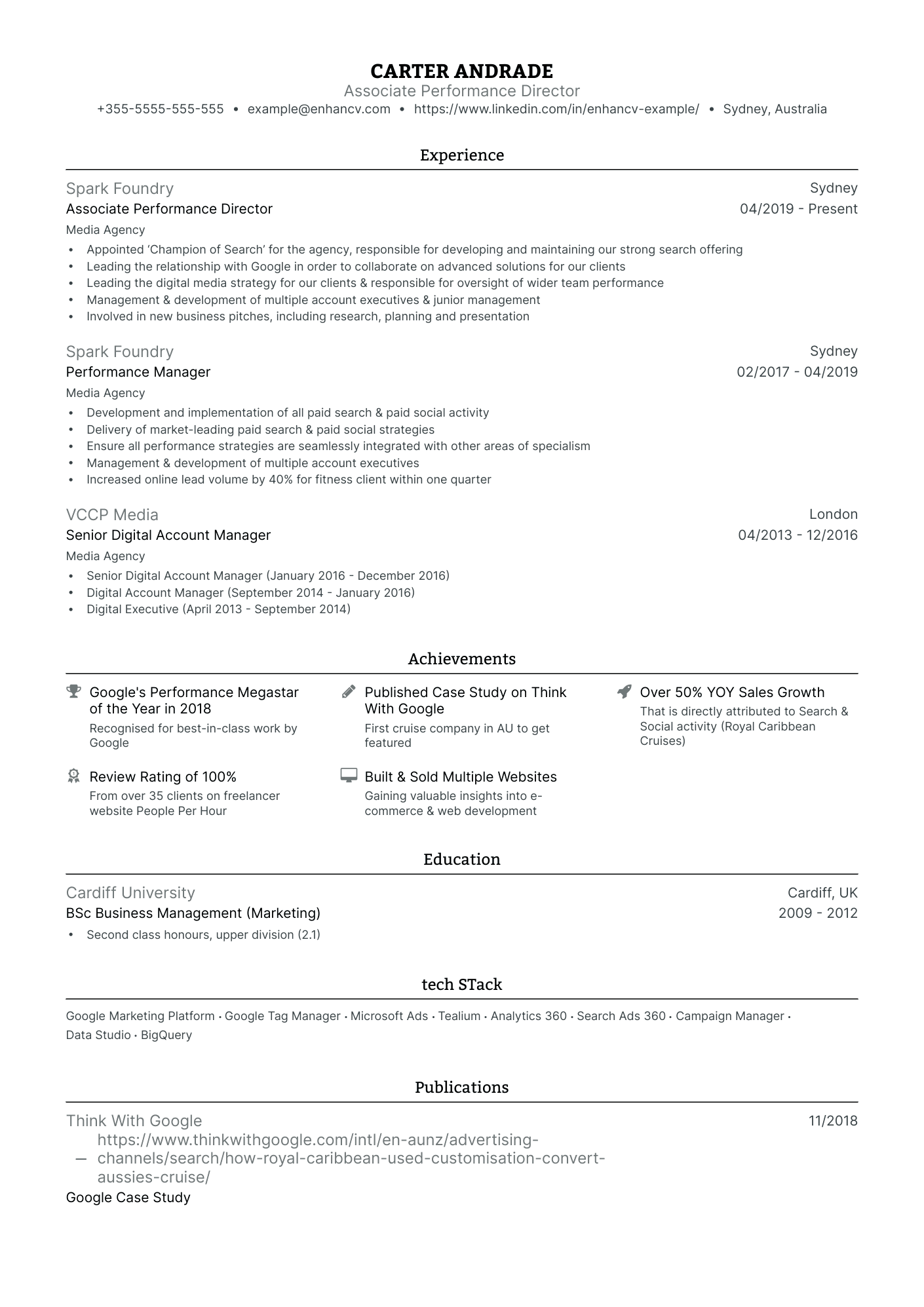 5 PPC Specialist Resume Examples & Guide for 2024